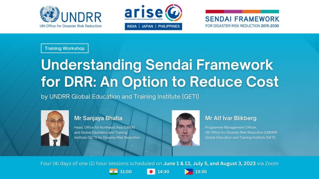 Understanding Sendai Framework for DRR: An Option to Reduce Cost ...